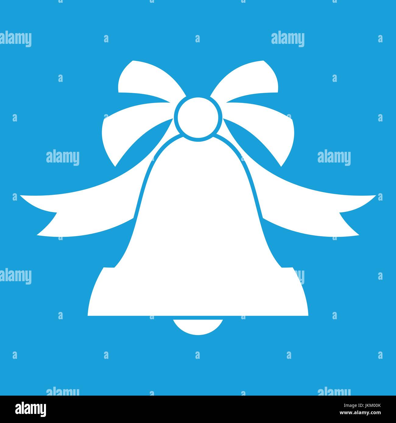 Bell icon white Stock Vector Image & Art - Alamy