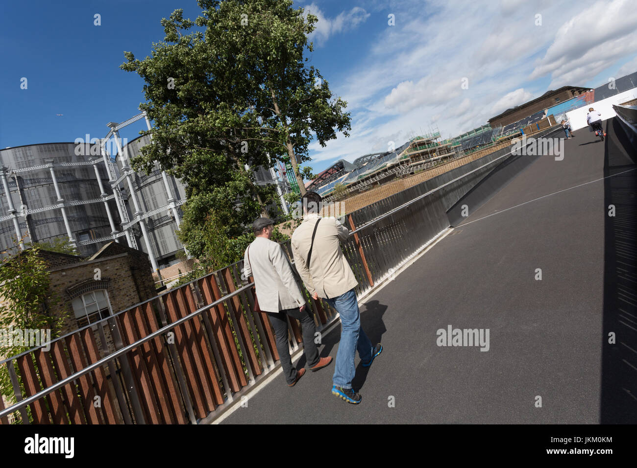 Somers Town Bridge, King's Cross, London, UK Stock Photo - Alamy