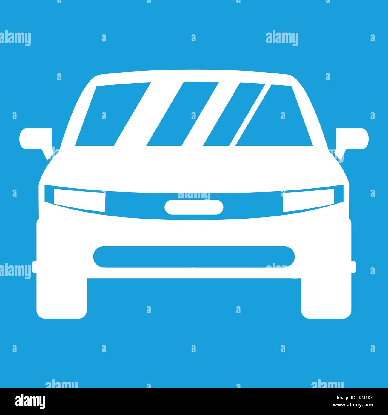 Car icon white Stock Vector Image & Art - Alamy