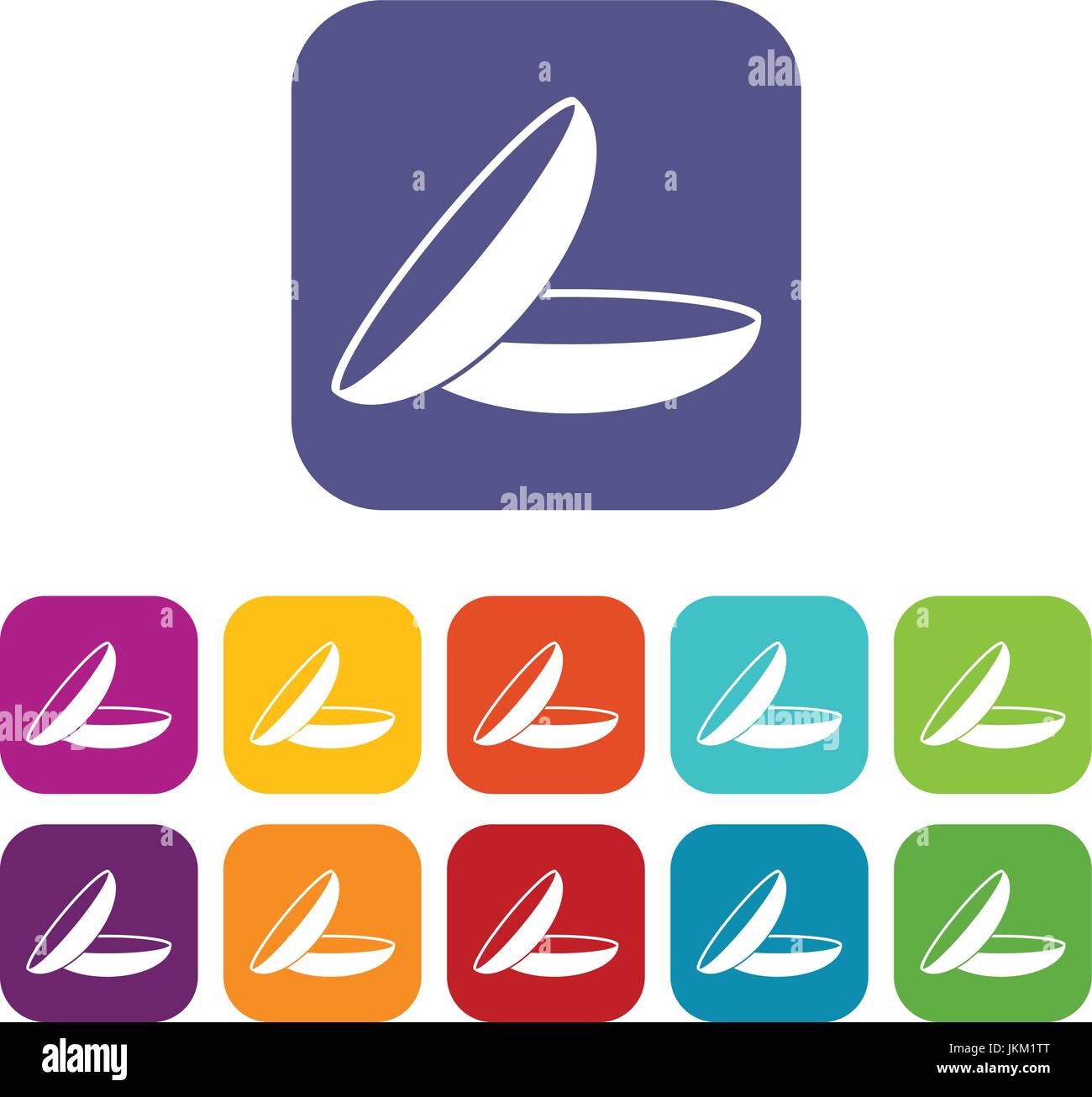 Contact lenses icons set Stock Vector Image & Art - Alamy