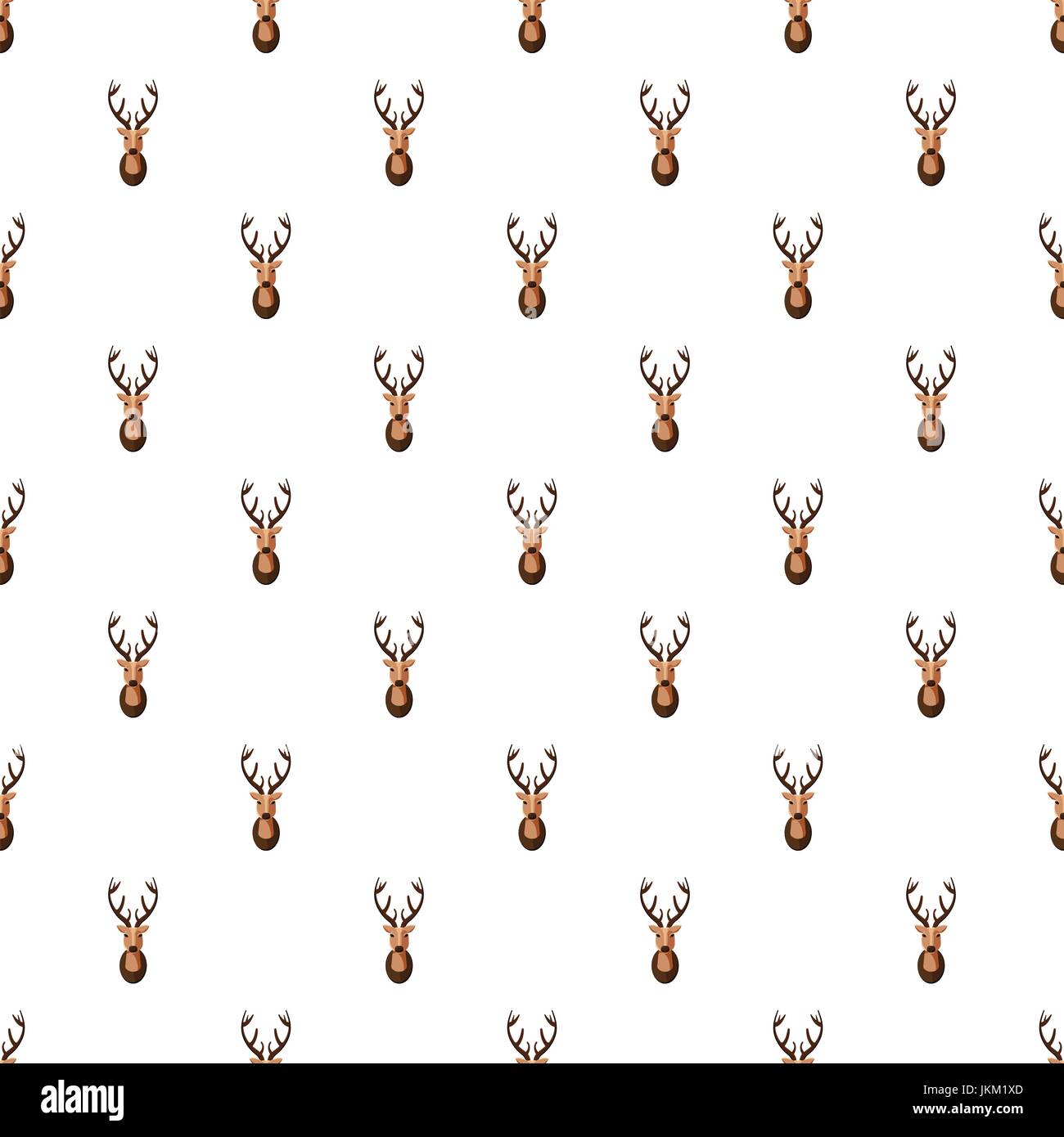 Deer head pattern Stock Vector Image & Art - Alamy