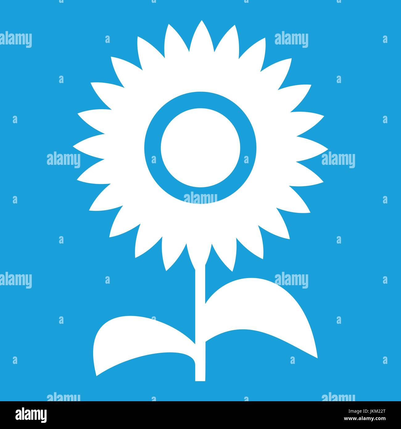 Flower icon white Stock Vector Image & Art - Alamy