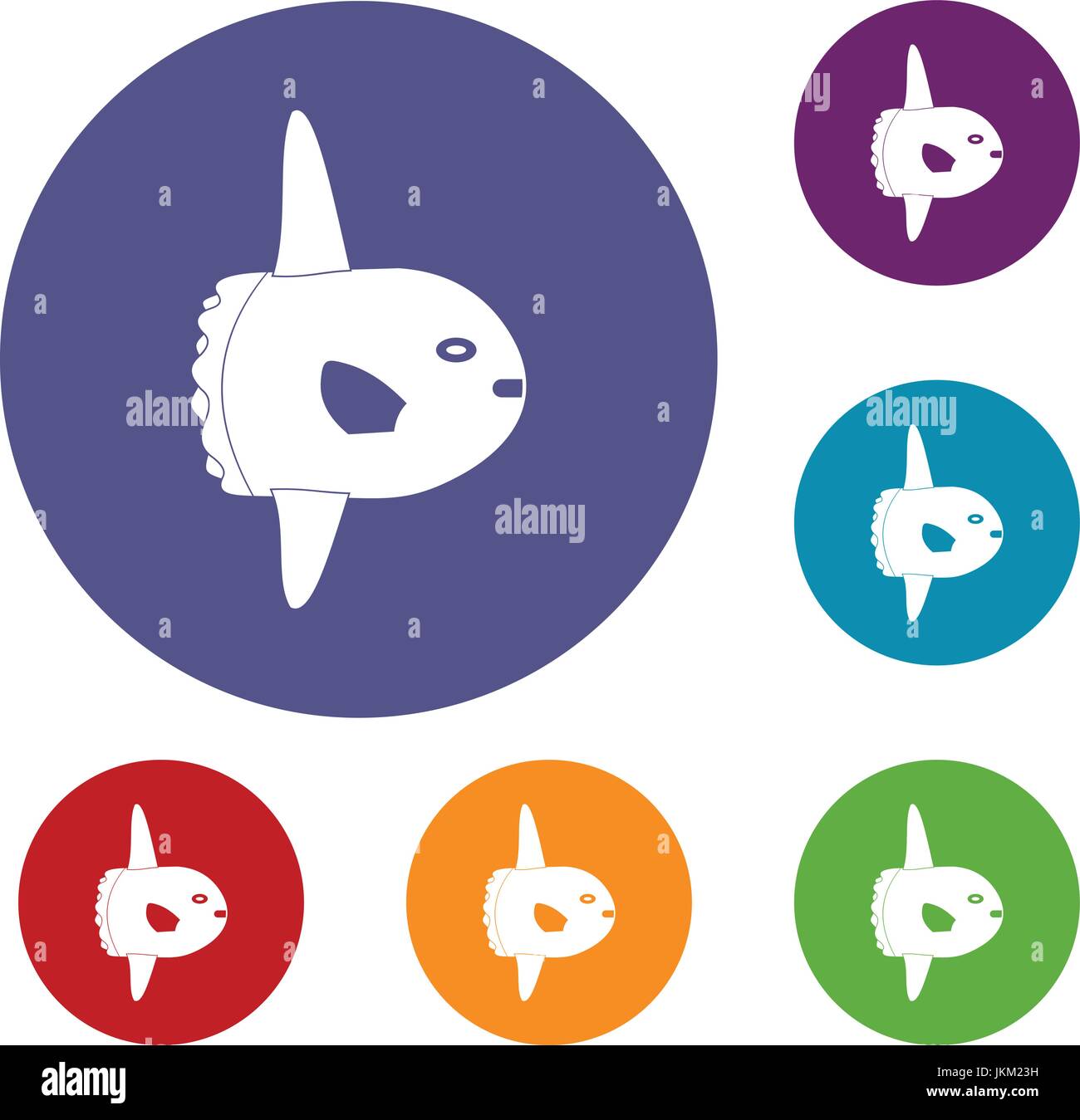 Small fish icons set Stock Vector Image & Art - Alamy