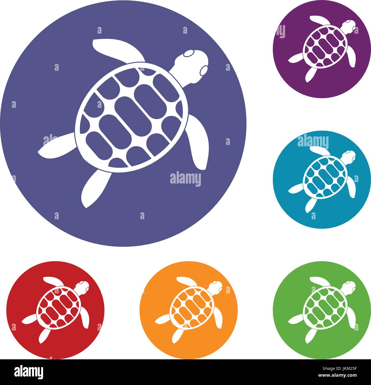 Turtle icons set Stock Vector Image & Art - Alamy