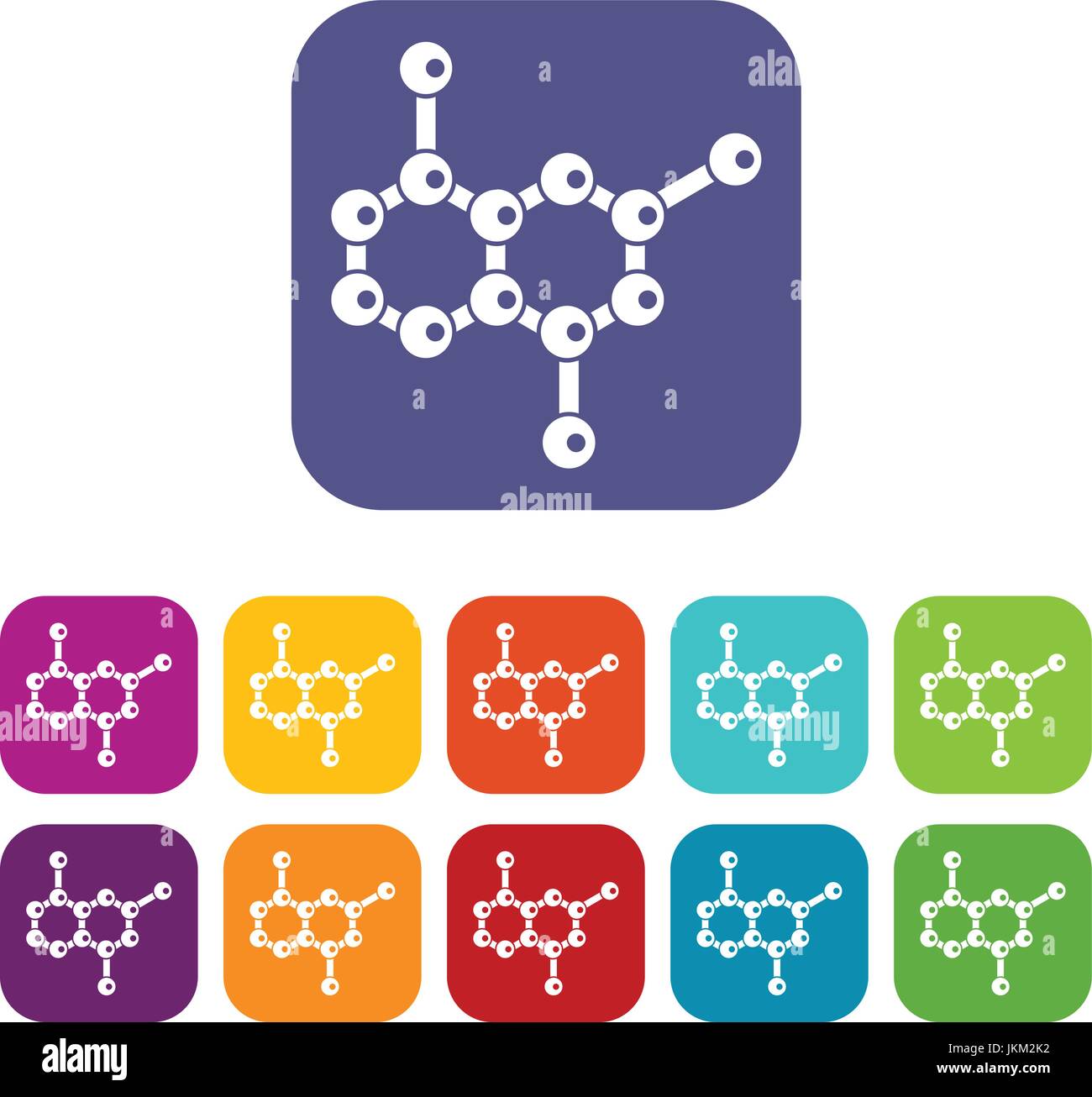 Molecule icons set Stock Vector Image & Art - Alamy