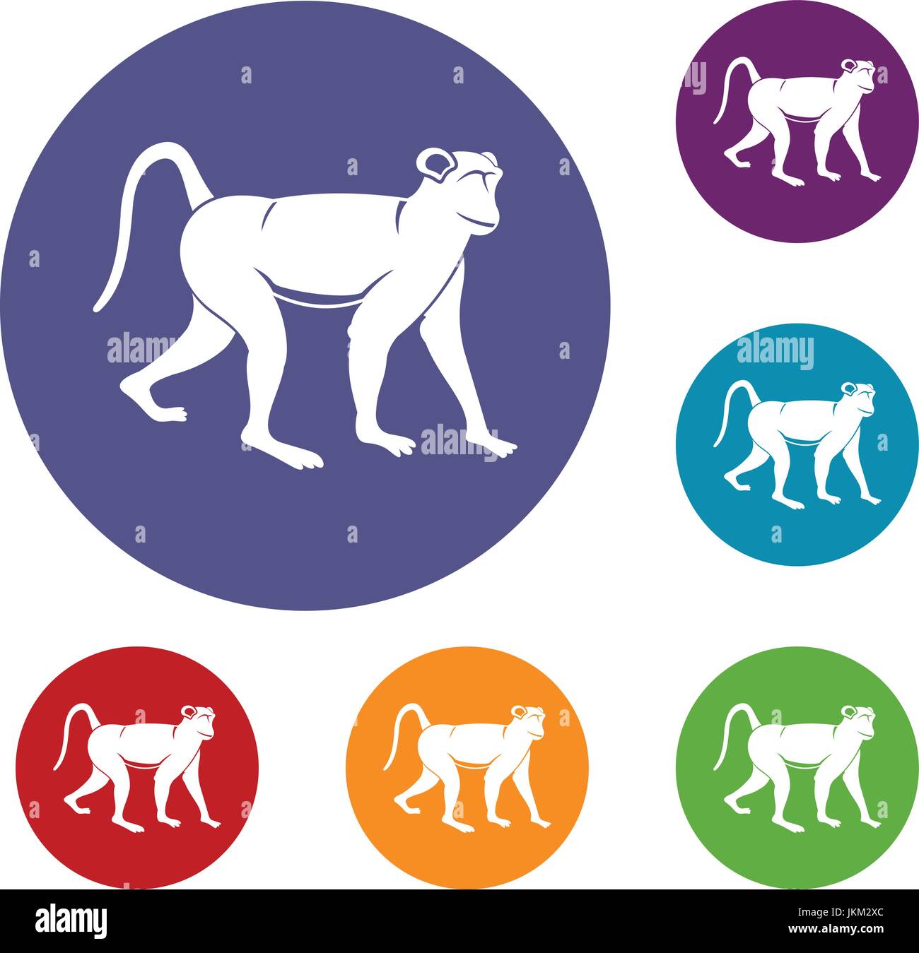 Monkey icons set Stock Vector Image & Art - Alamy