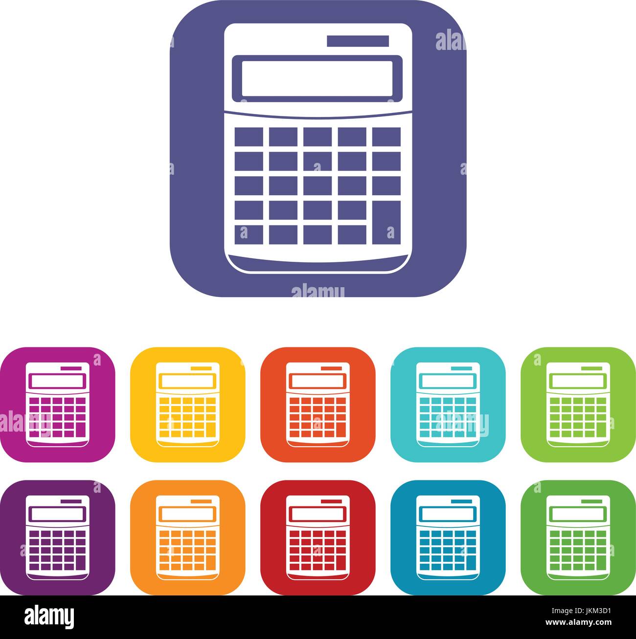 Calculator icons set Stock Vector Image & Art - Alamy