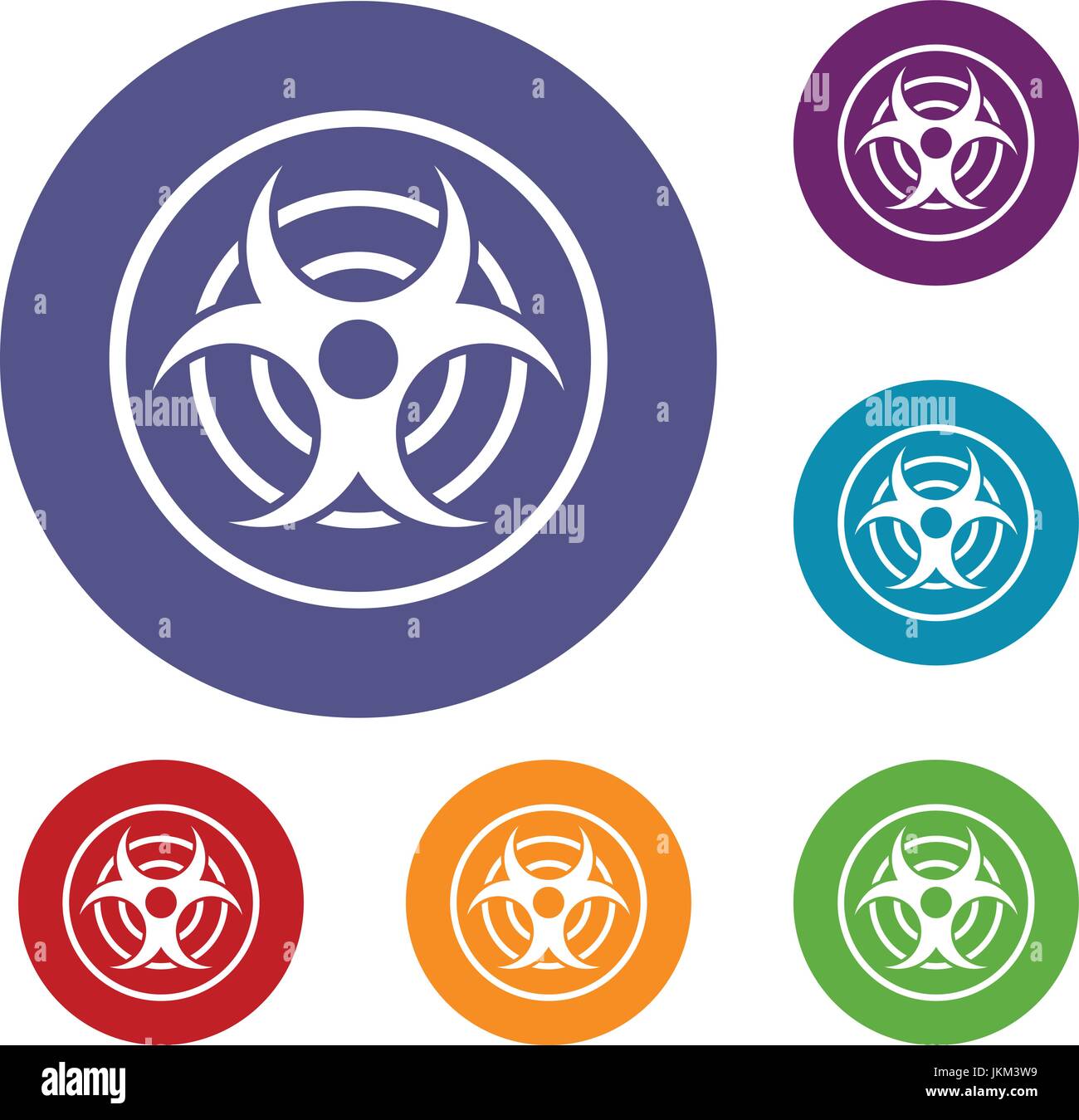 Sign of biological threat icons set Stock Vector Image & Art - Alamy