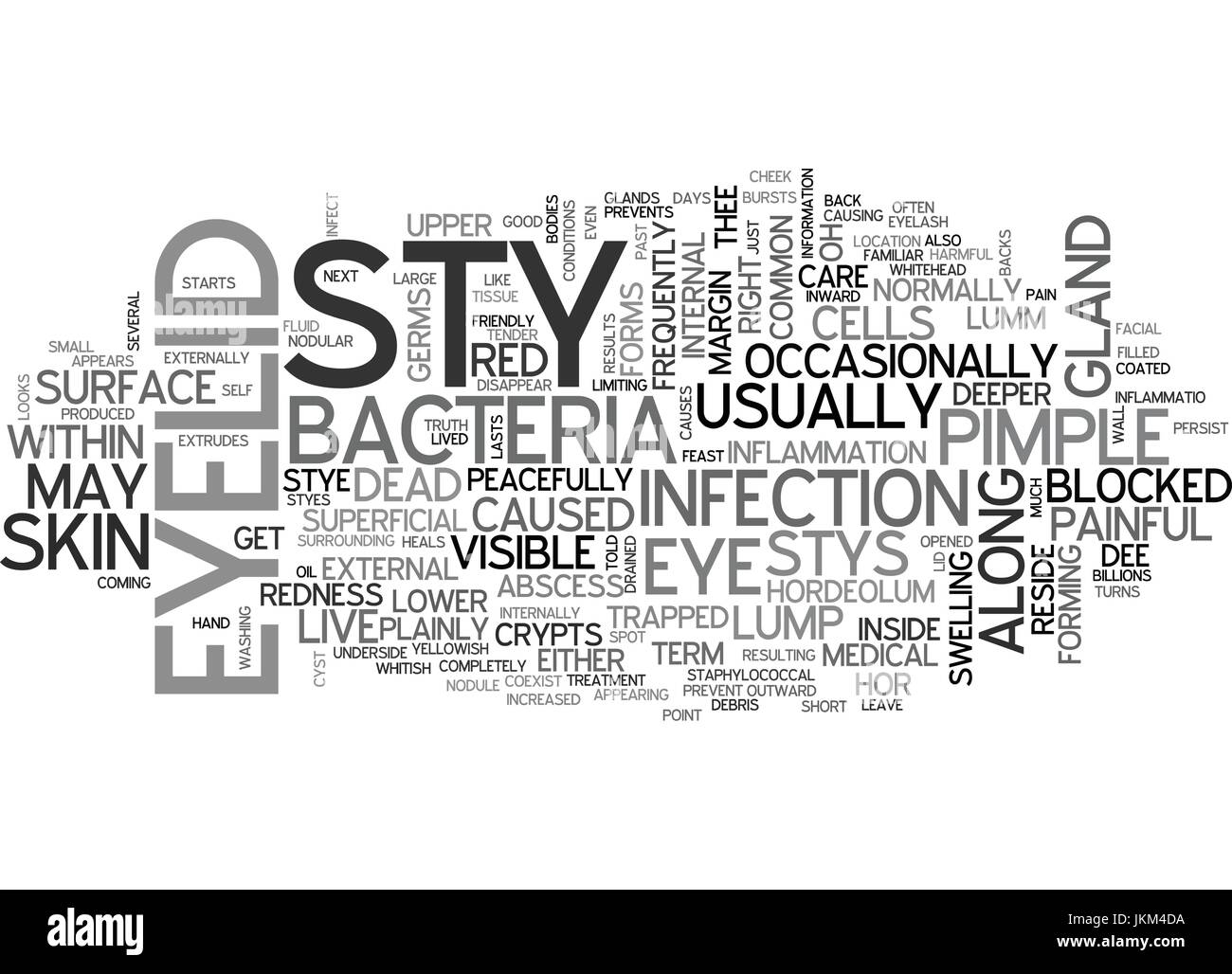 Eyelid Infection Stock Vector Images - Alamy