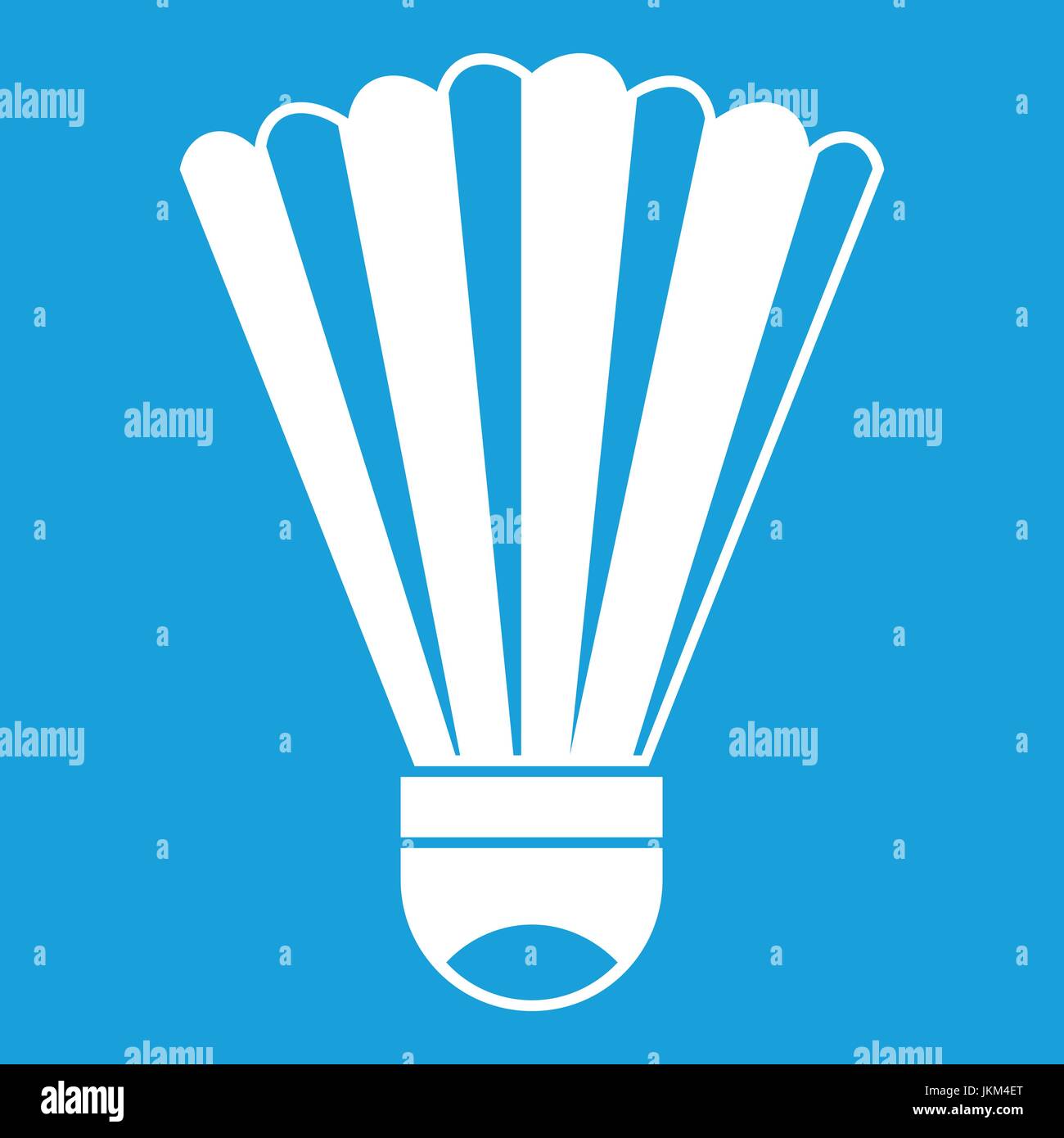 Shuttlecock icon white Stock Vector Image & Art - Alamy