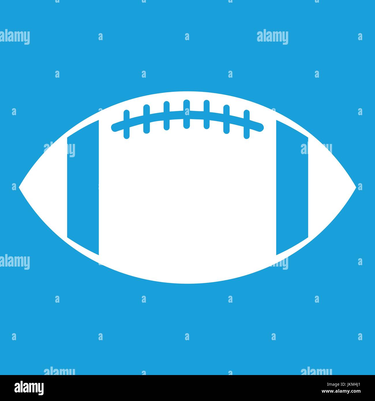 Rugby ball icon white Stock Vector Image & Art - Alamy