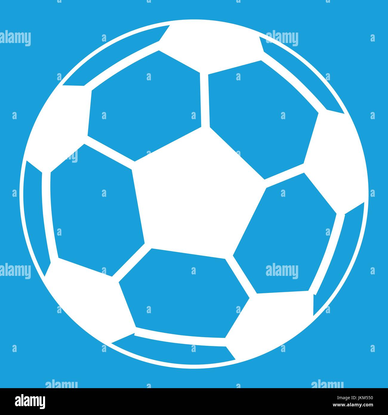 Soccer ball icon white Stock Vector Image & Art - Alamy
