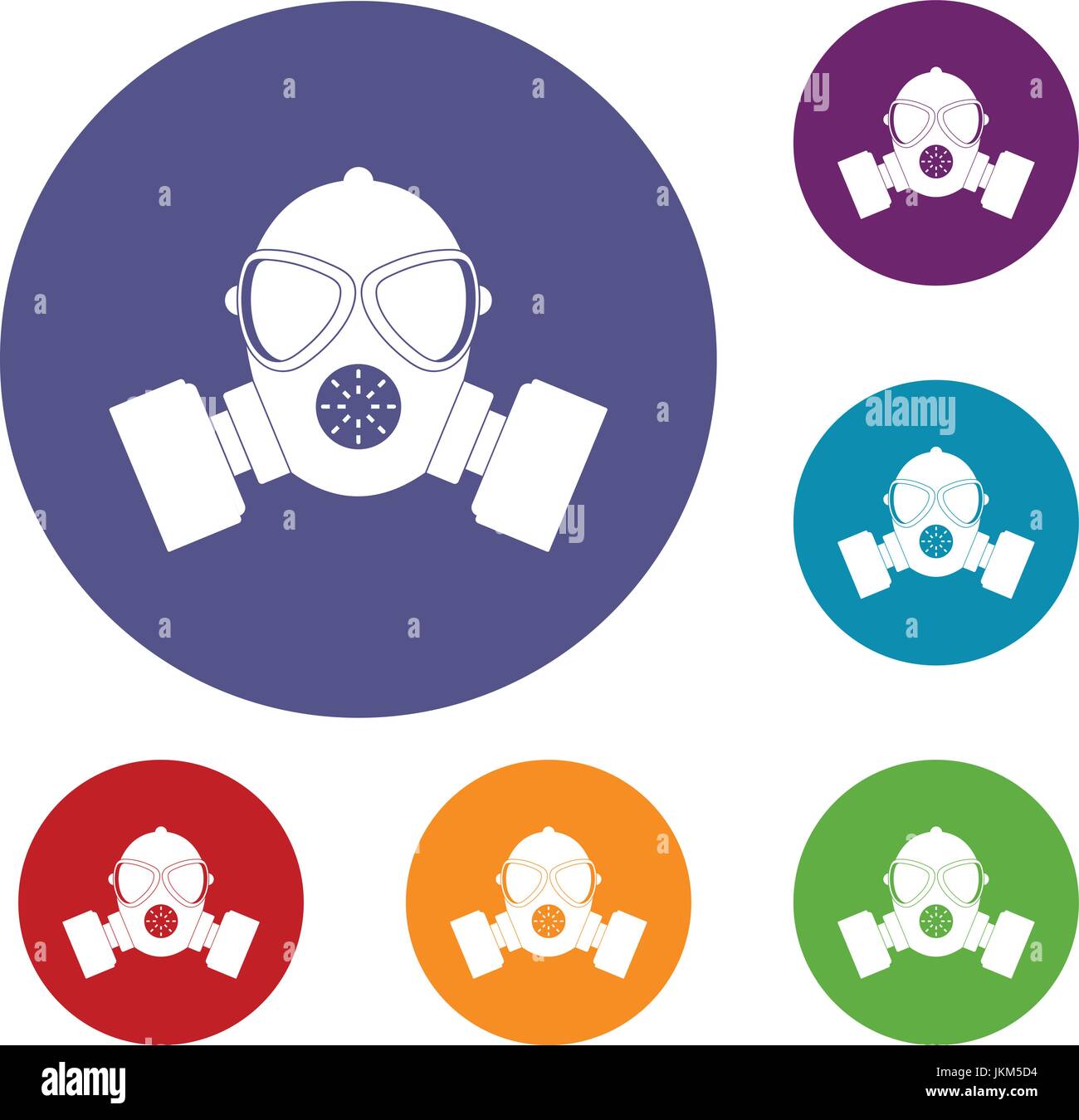 Respirator icons set Stock Vector Image & Art - Alamy