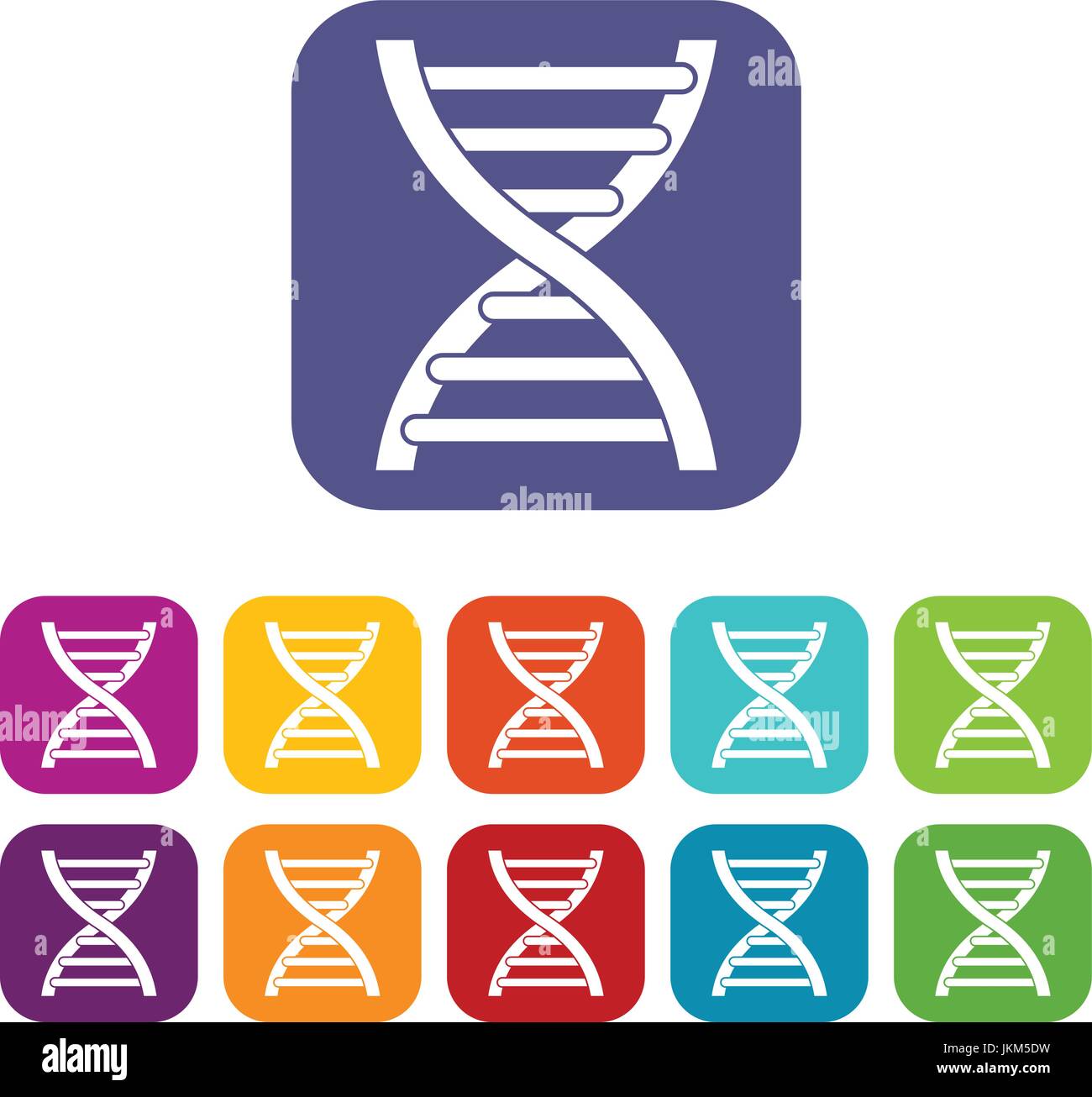 Dna helix medical research red Stock Vector Images - Alamy