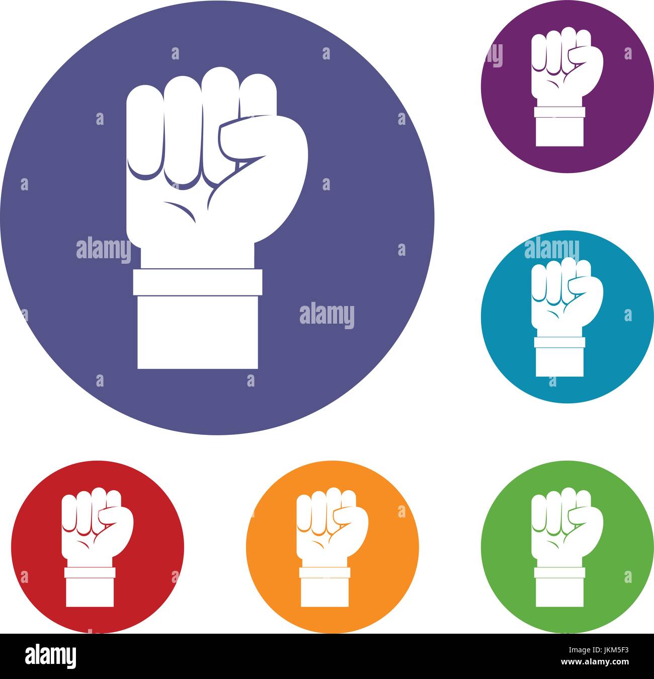 Fist icons set Stock Vector Image & Art - Alamy