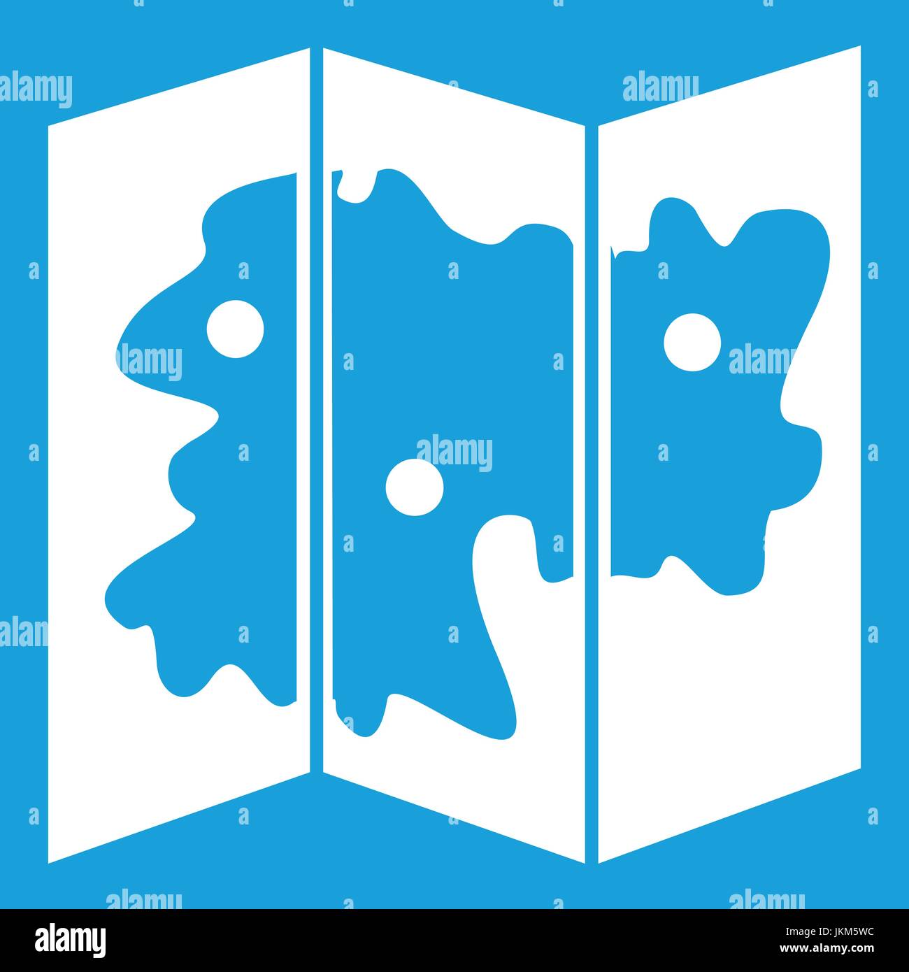 Map icon white Stock Vector Image & Art - Alamy