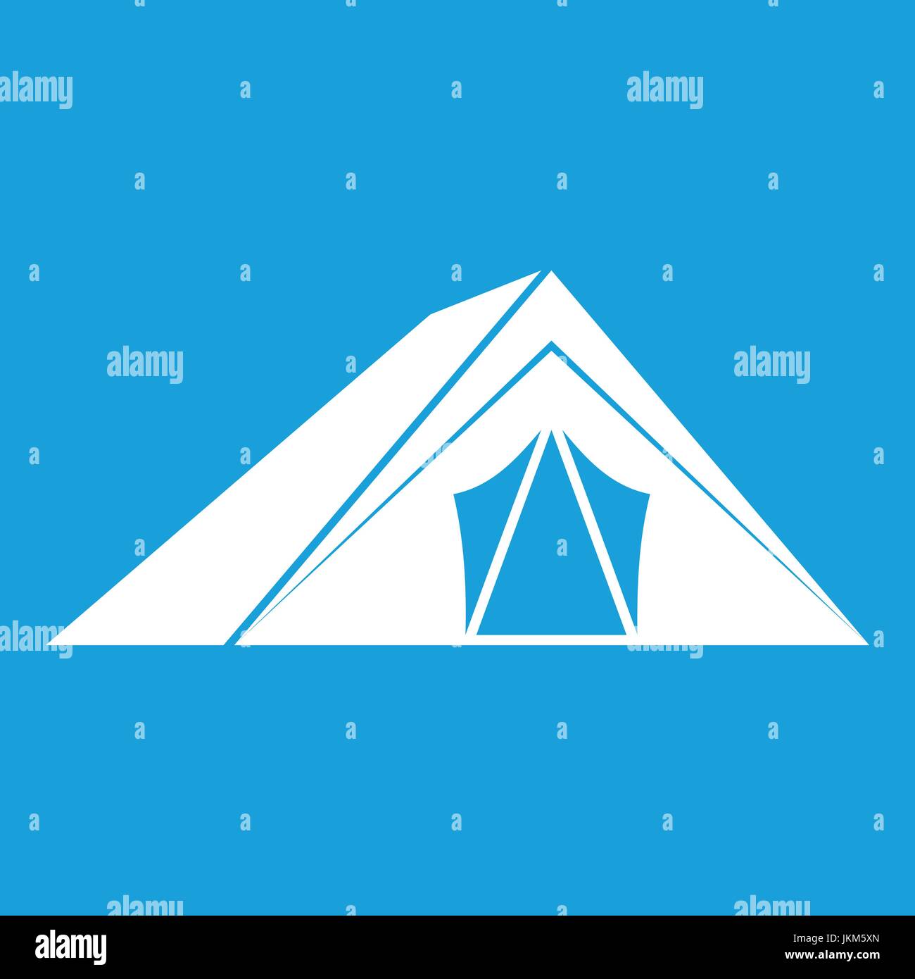 Tent icon white Stock Vector Image & Art - Alamy