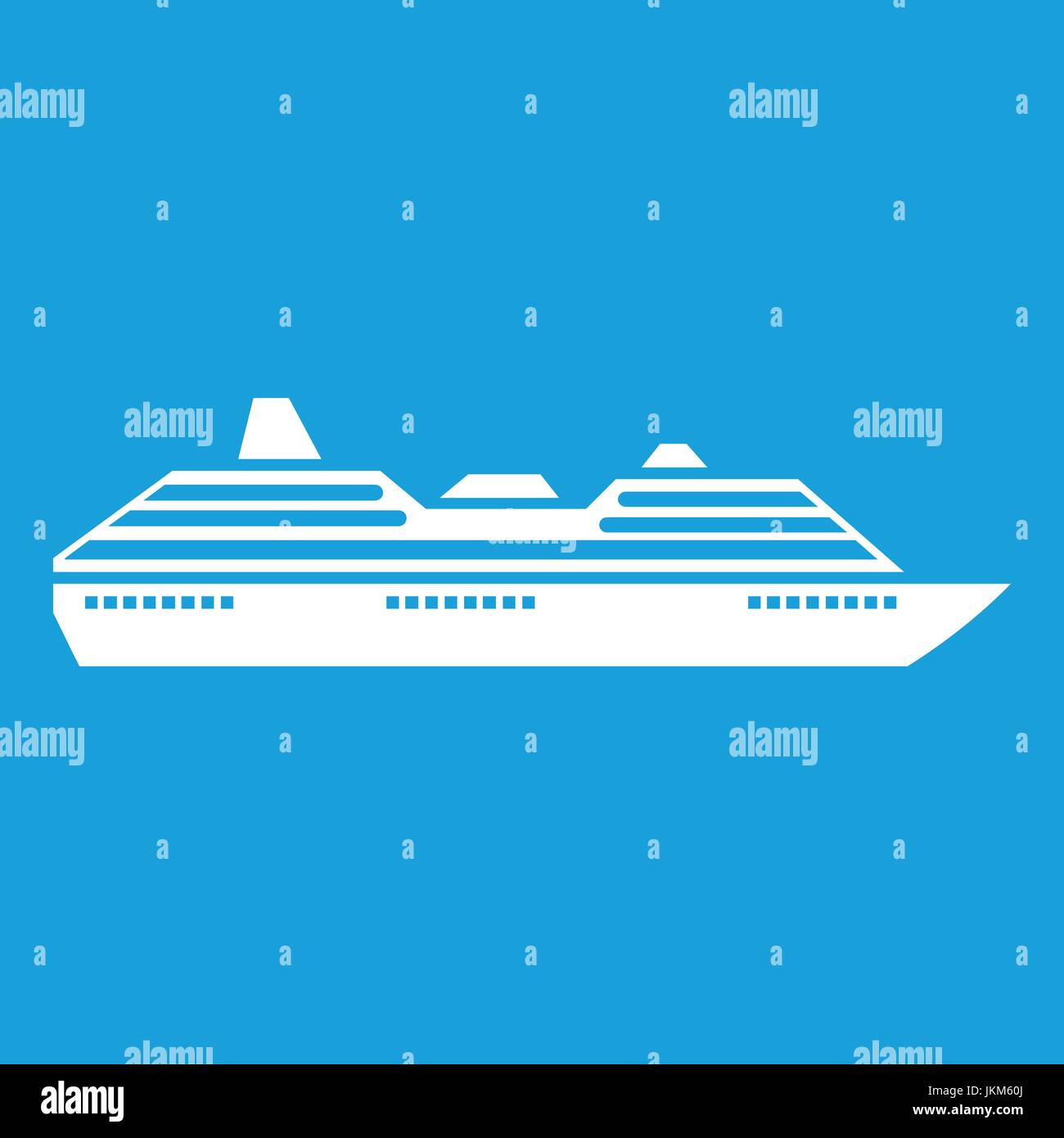 Cruise ship icon white Stock Vector Image & Art - Alamy
