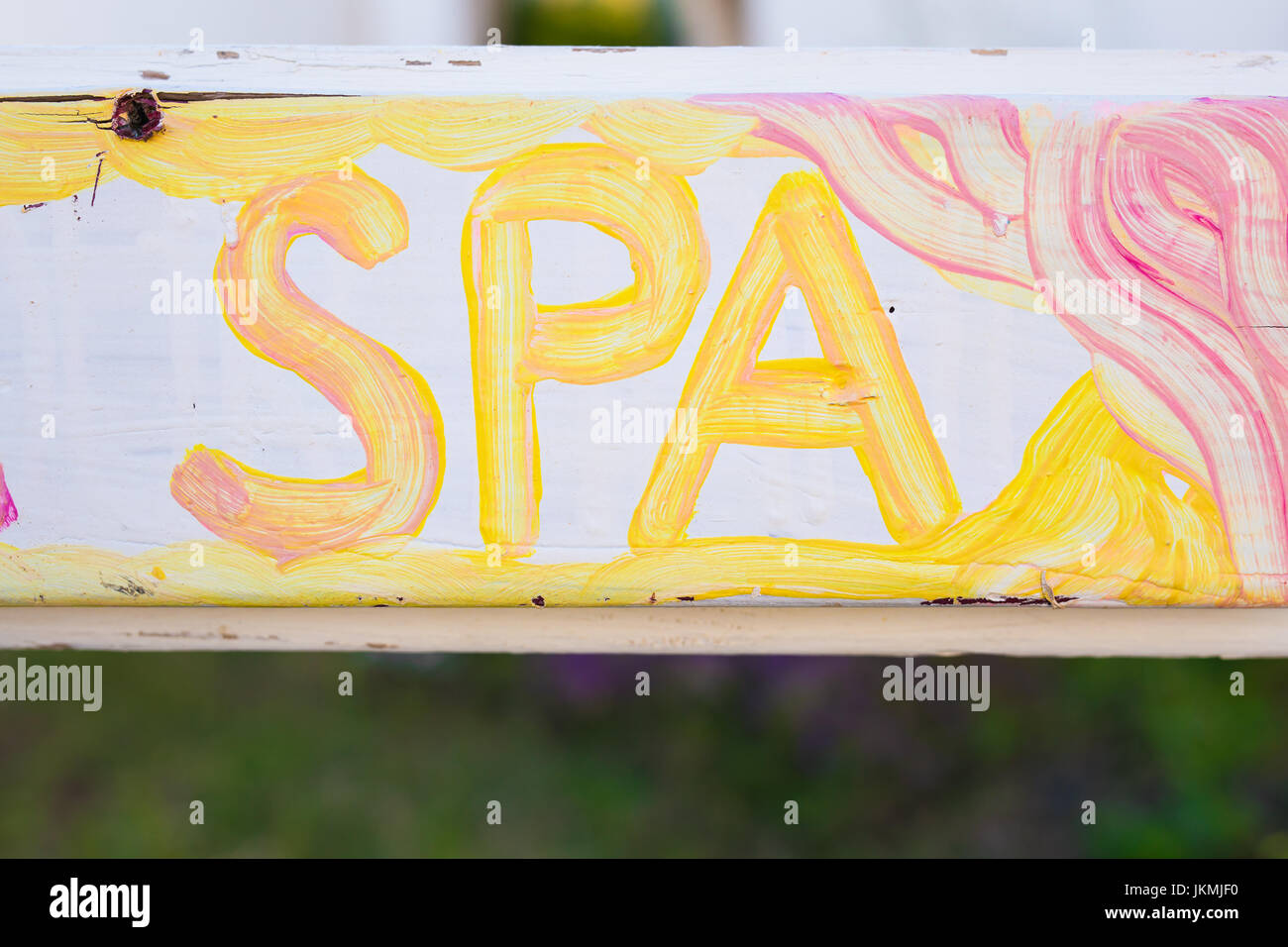 Spa Sign, signboard Stock Photo - Alamy