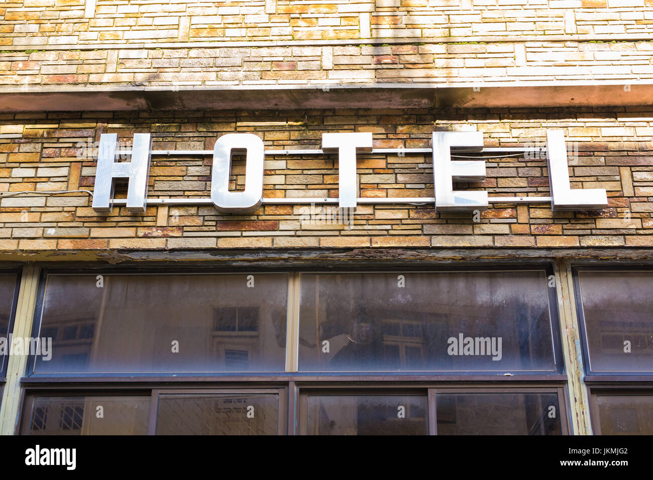 beautiful old hotel sign in vienna Stock Photo - Alamy