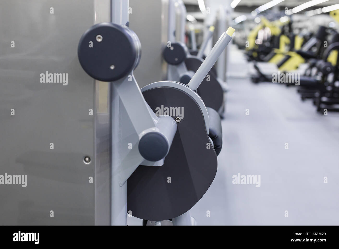 Close-up of modern training apparatus in a gym Stock Photo - Alamy
