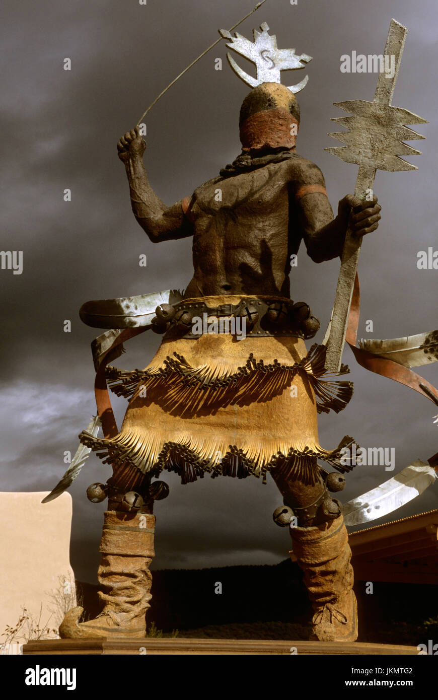 Apache Mountain Spirit Dancer sculpture , by Craig Goseyun, at the ...