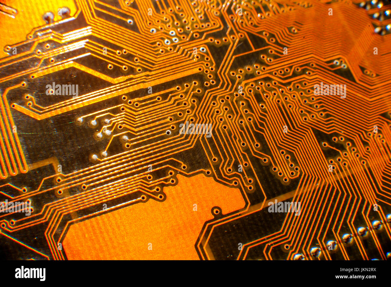 Computer motherboard macro detail circuit components Stock Photo - Alamy