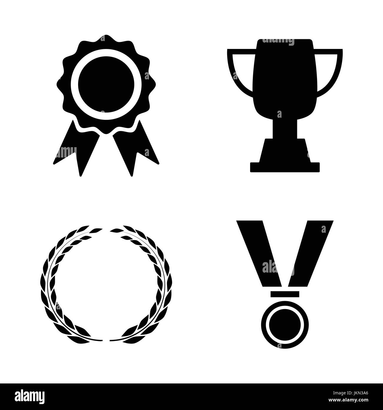 Award recognition icon set Cut Out Stock Images & Pictures - Alamy