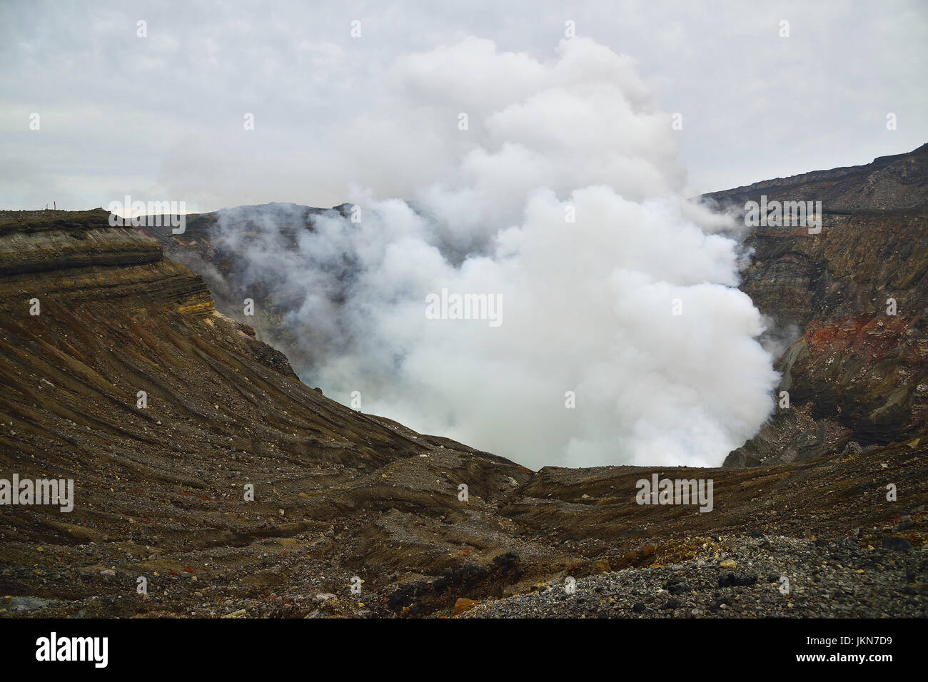 Mount aso japan crater hi-res stock photography and images - Alamy