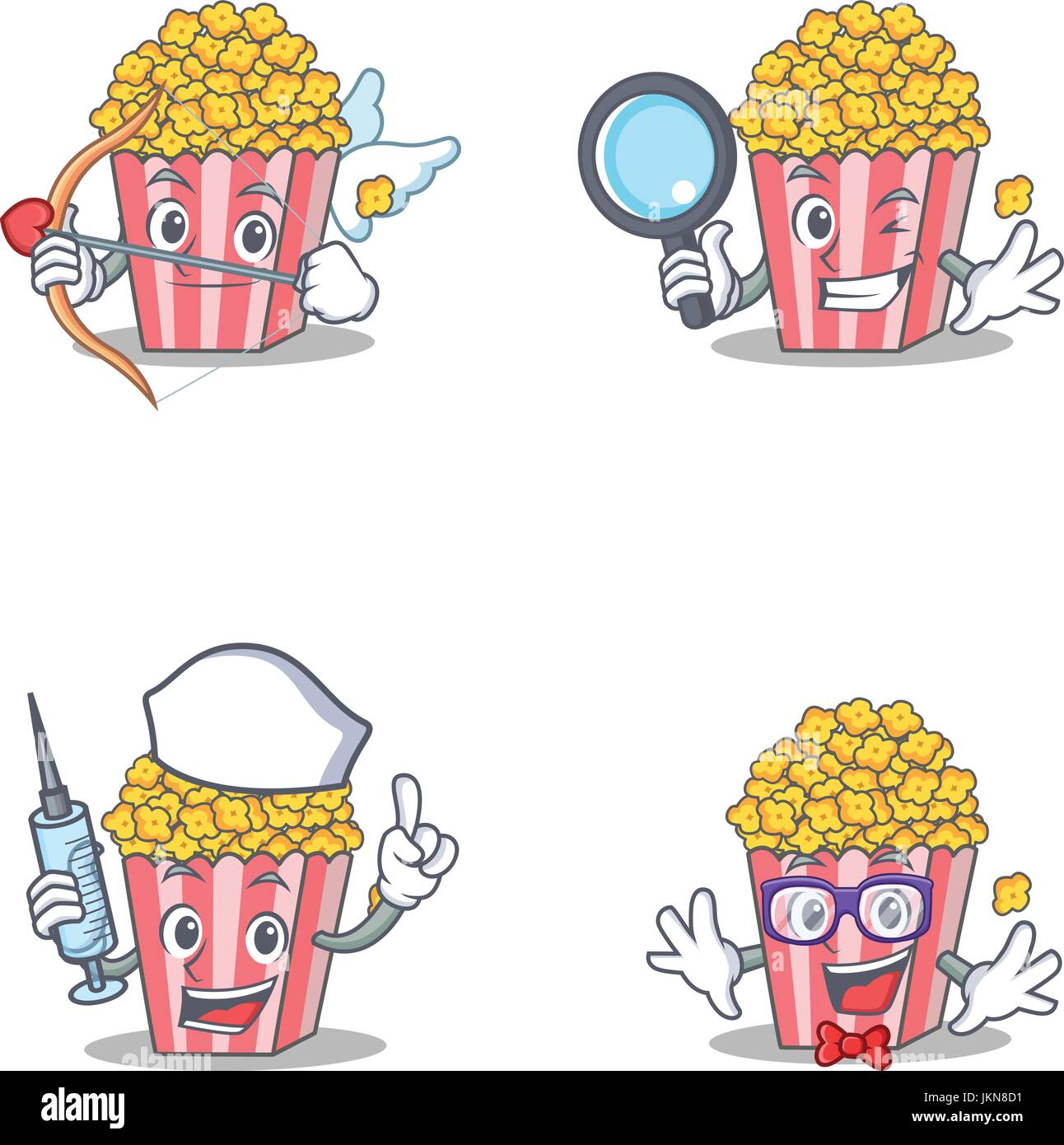 Geek popcorn Stock Vector Images - Alamy