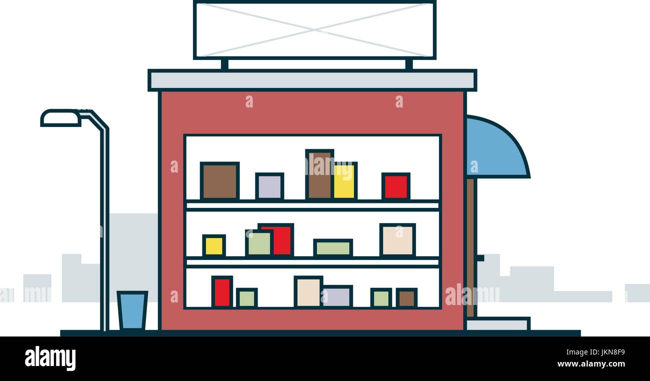 Storefront on the street Stock Vector Image & Art - Alamy