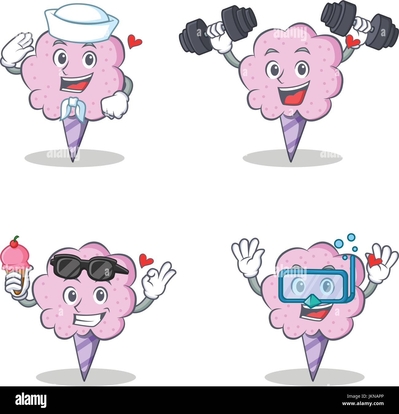 Ice cream diving Stock Vector Images - Alamy