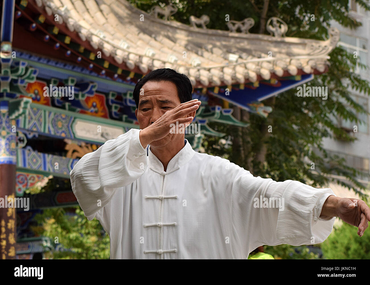 Tai chi stick hi-res stock photography and images - Alamy