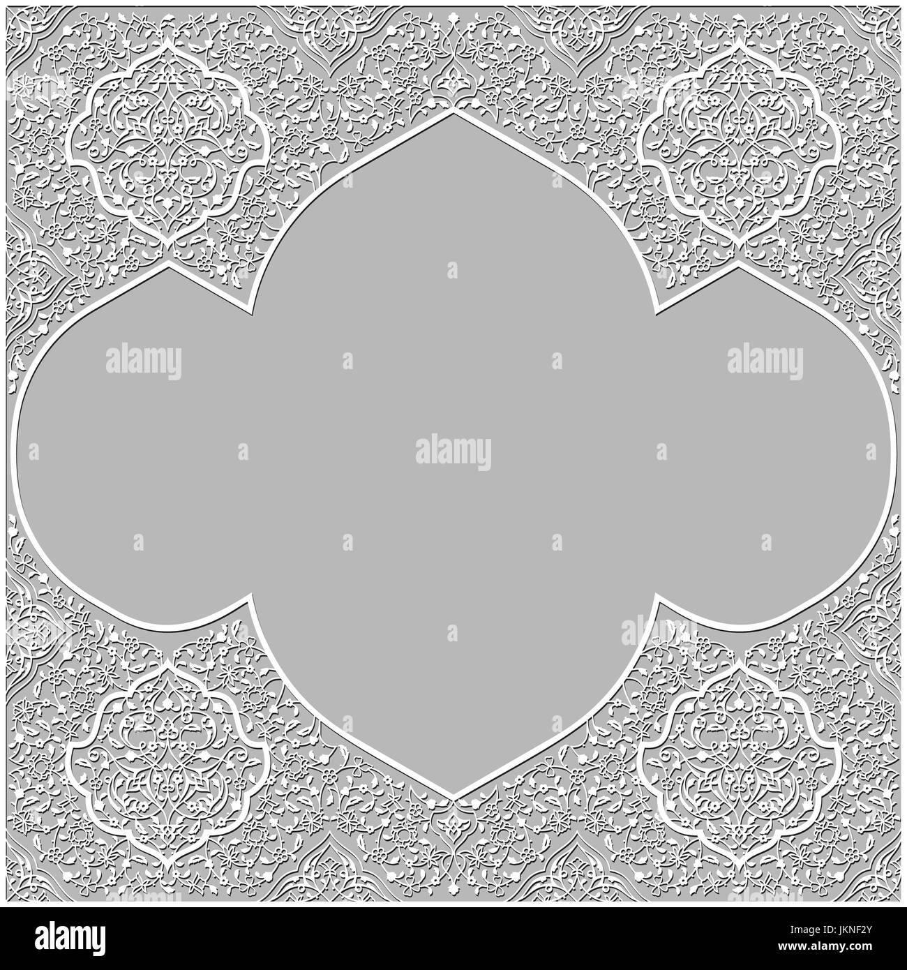 background with traditional patterned frame Stock Vector Image & Art ...