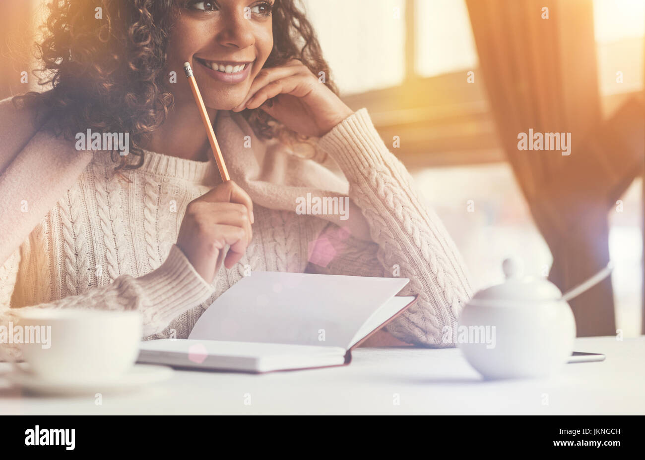 Millenial writer hi-res stock photography and images - Alamy