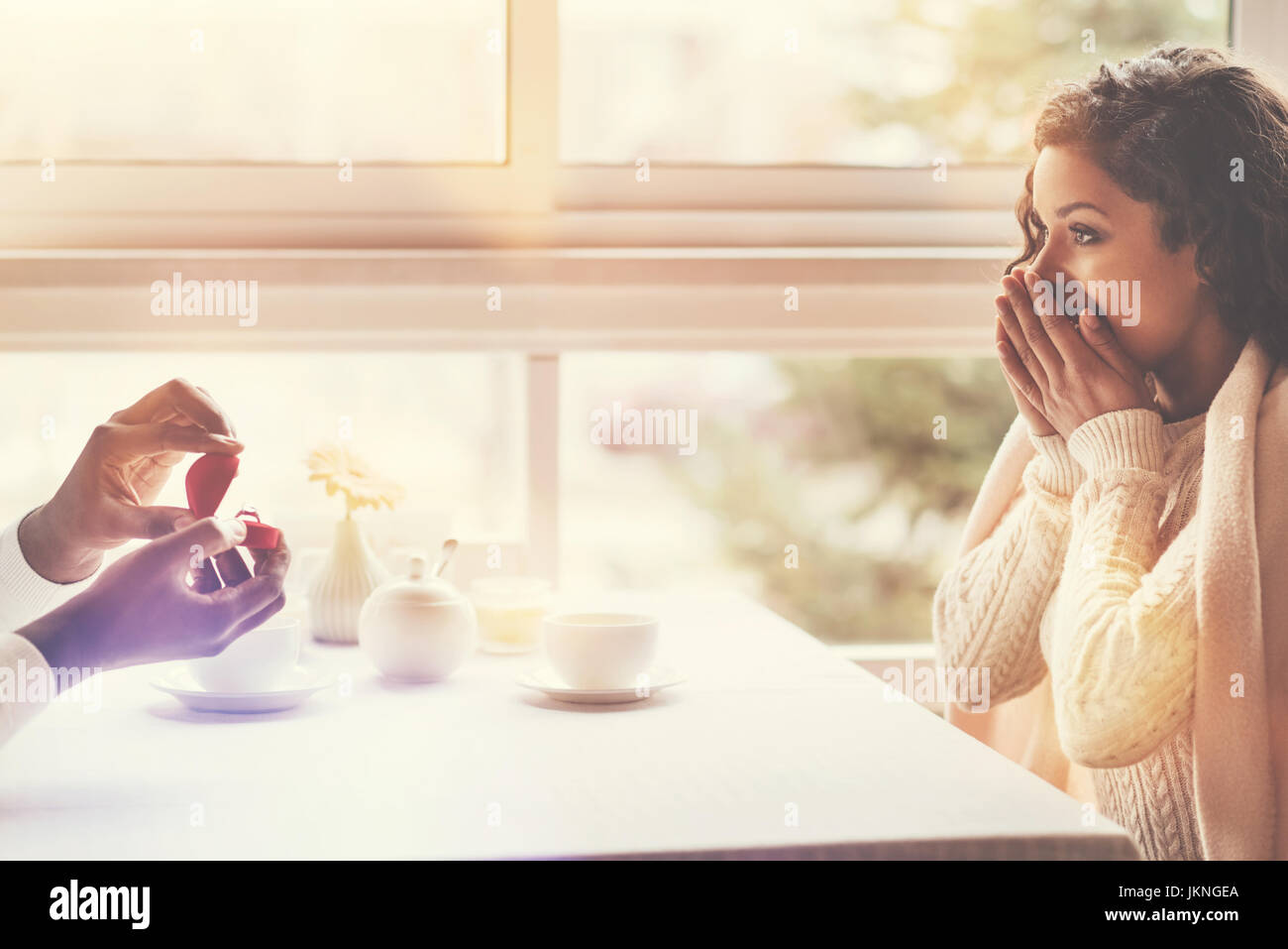 Proposal attractive hi-res stock photography and images - Alamy