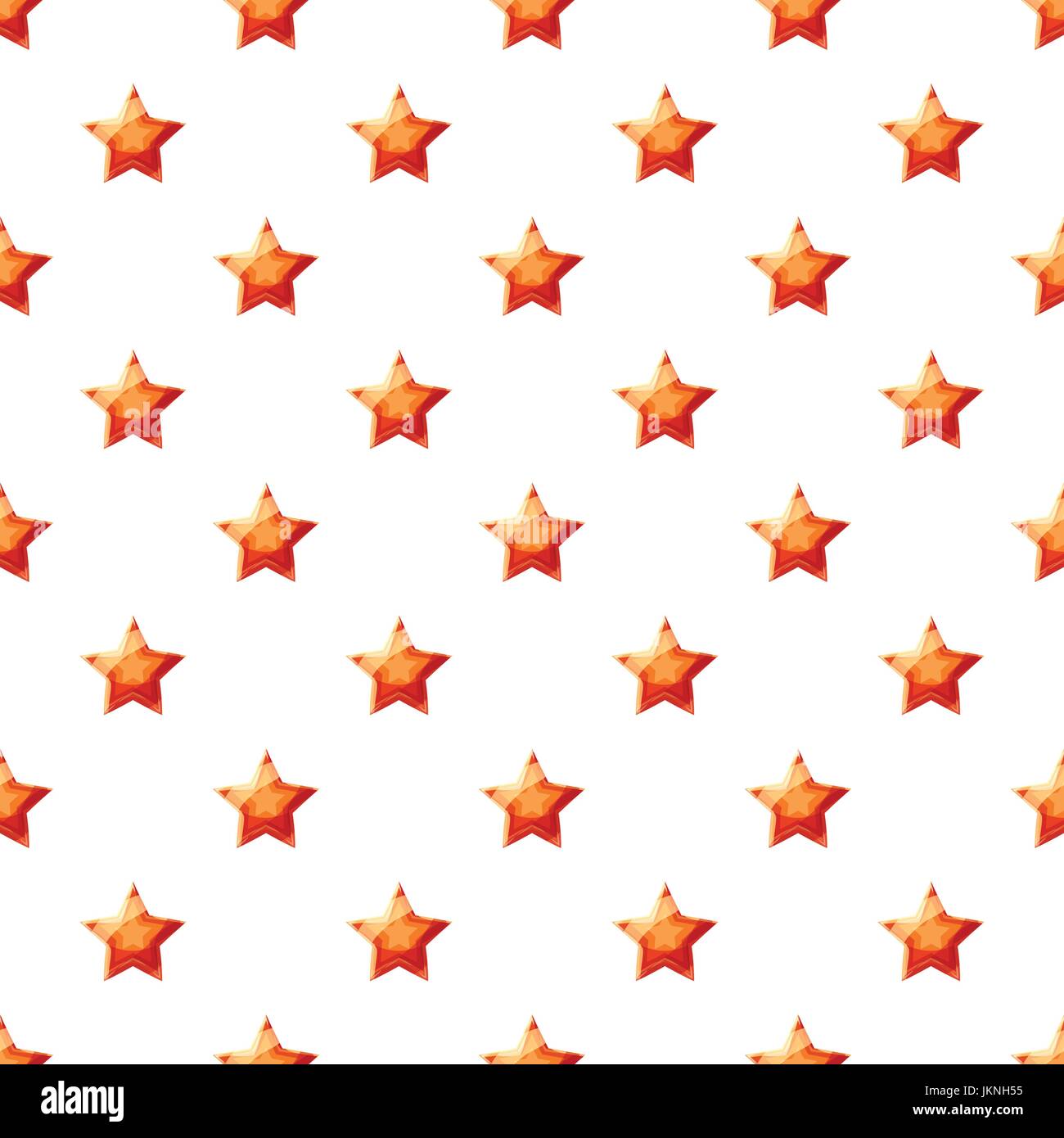 Red star pattern seamless repeat in cartoon style vector illustration ...