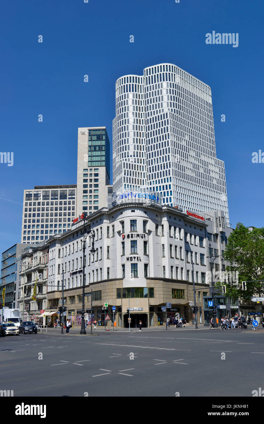 High rise, Upper west, Kurf?rstendamm, Charlottenburg, Berlin, Germany ...
