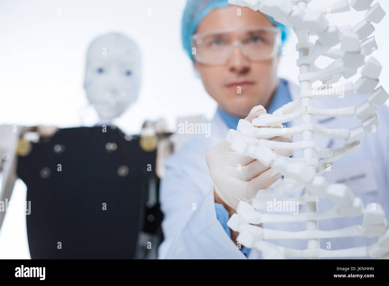 Unconventional strategic scientist investigating structure of genome ...