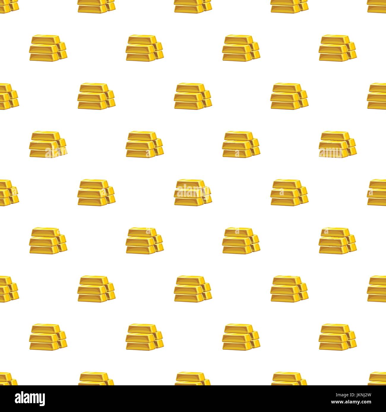 Stack of gold bars pattern seamless repeat in cartoon style vector ...