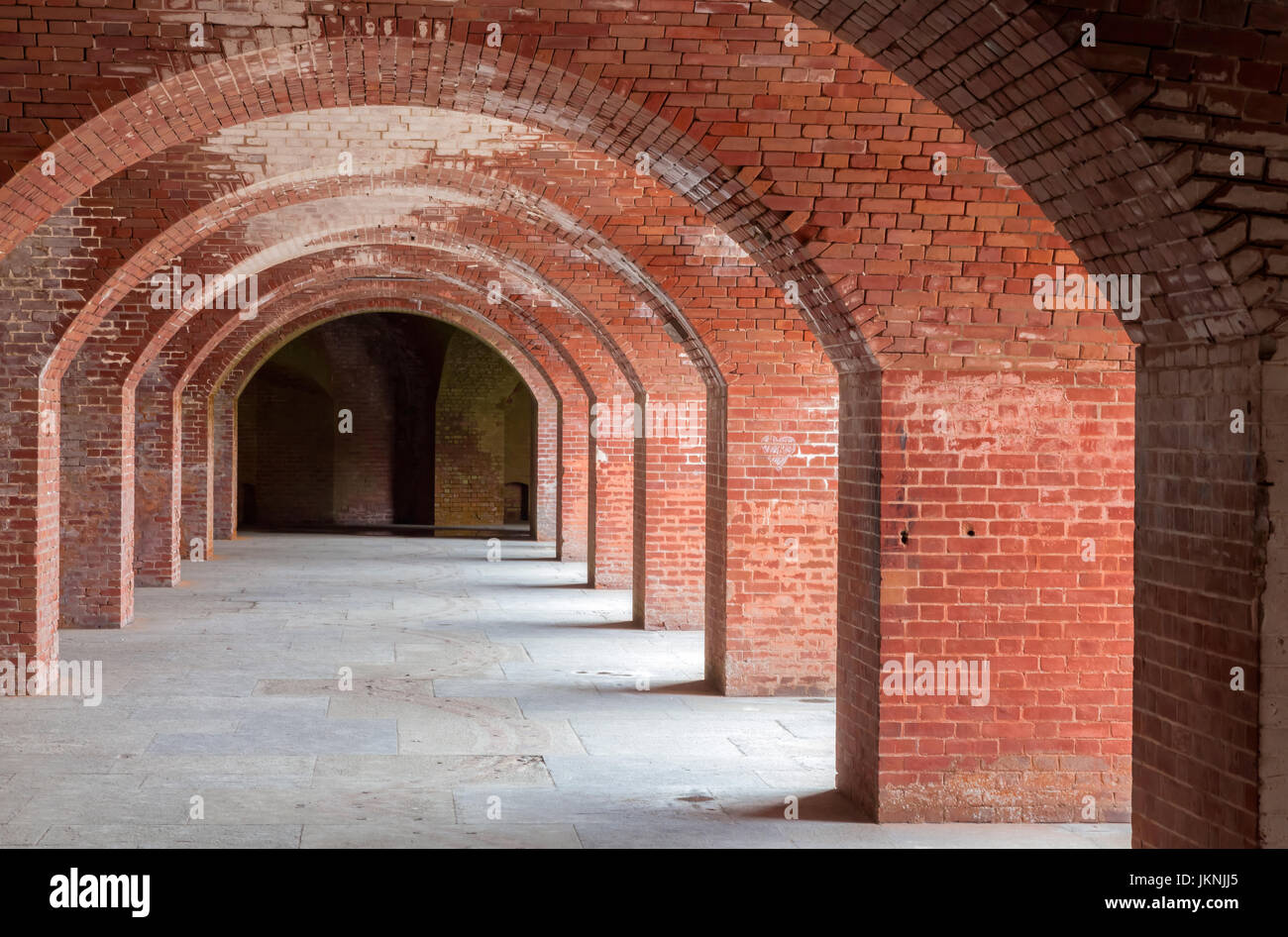 the historical structures of Fort Point, San Francisco, USA Stock Photo ...