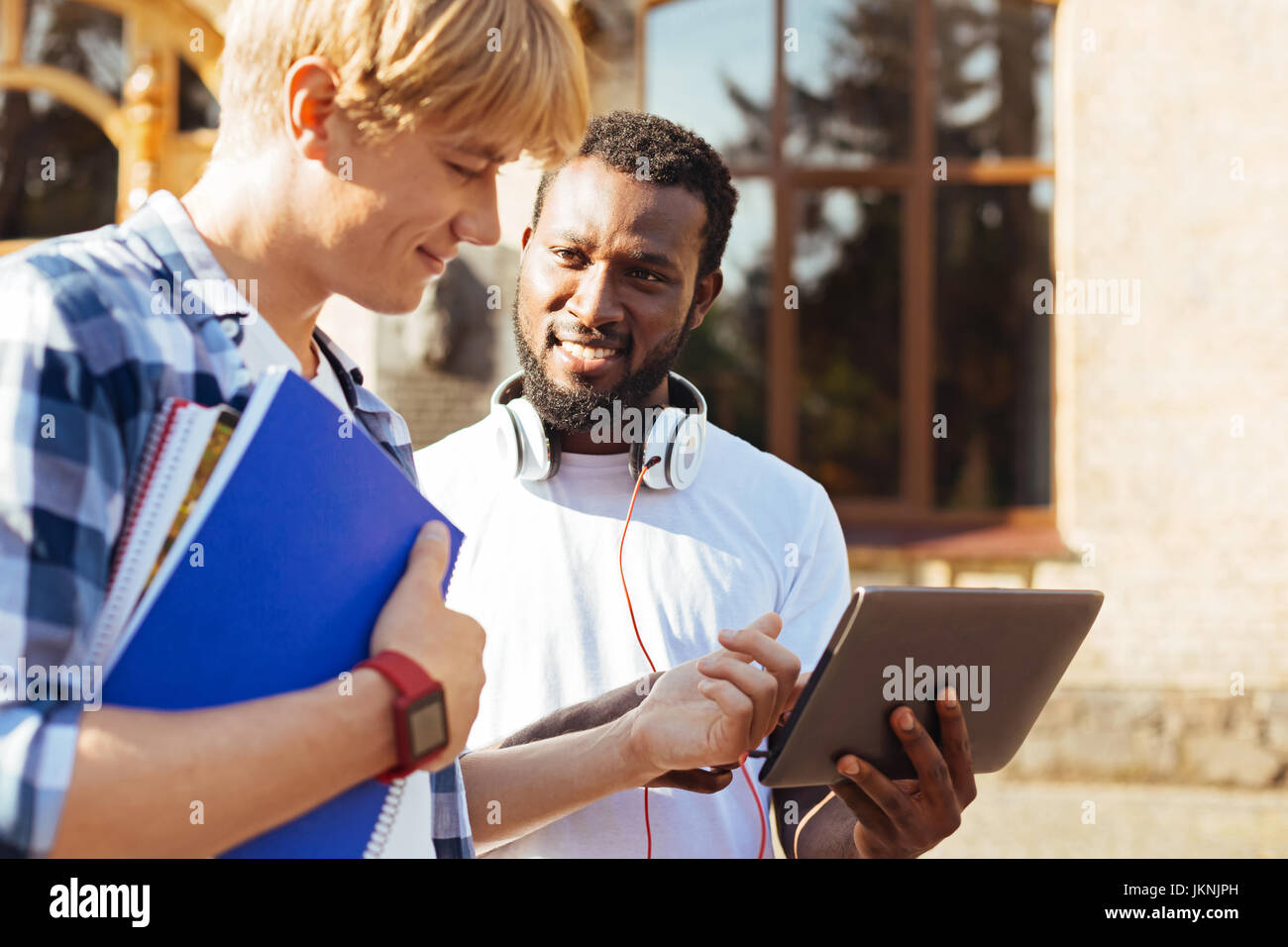 Man making a suggestion hi-res stock photography and images - Alamy