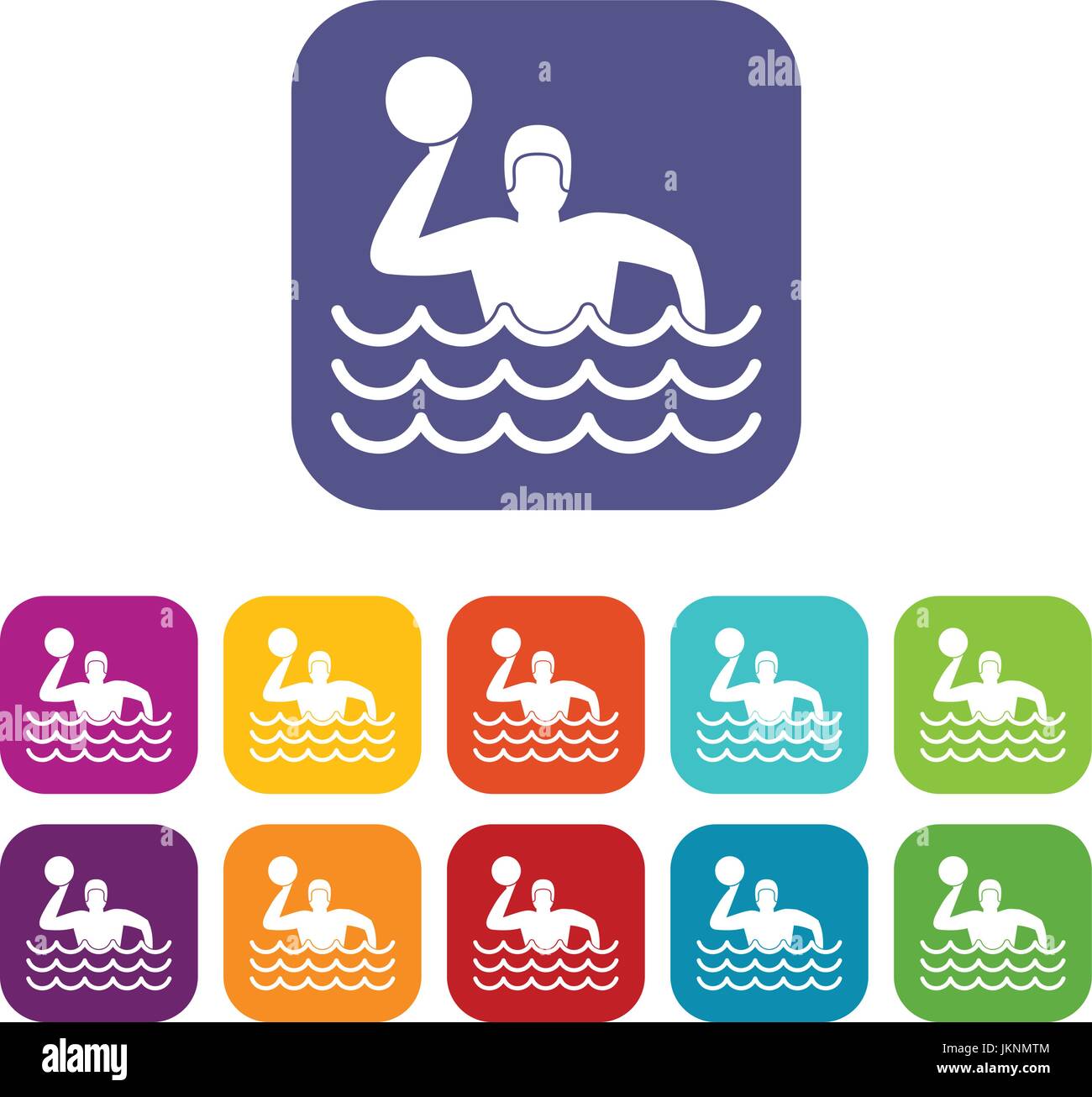 Waterpolo men Stock Vector Images - Alamy