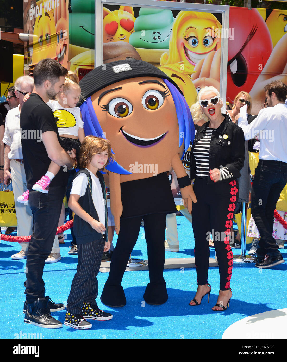 Los Angeles, USA. 23rd July, 2017. a Christina Aguilera, Matthew Rutler ...