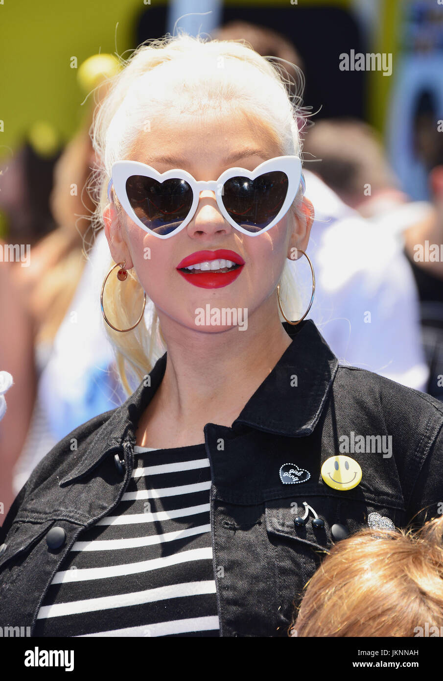 Los Angeles, USA. 23rd July, 2017. Christina Aguilera 031 at the Emoji ...