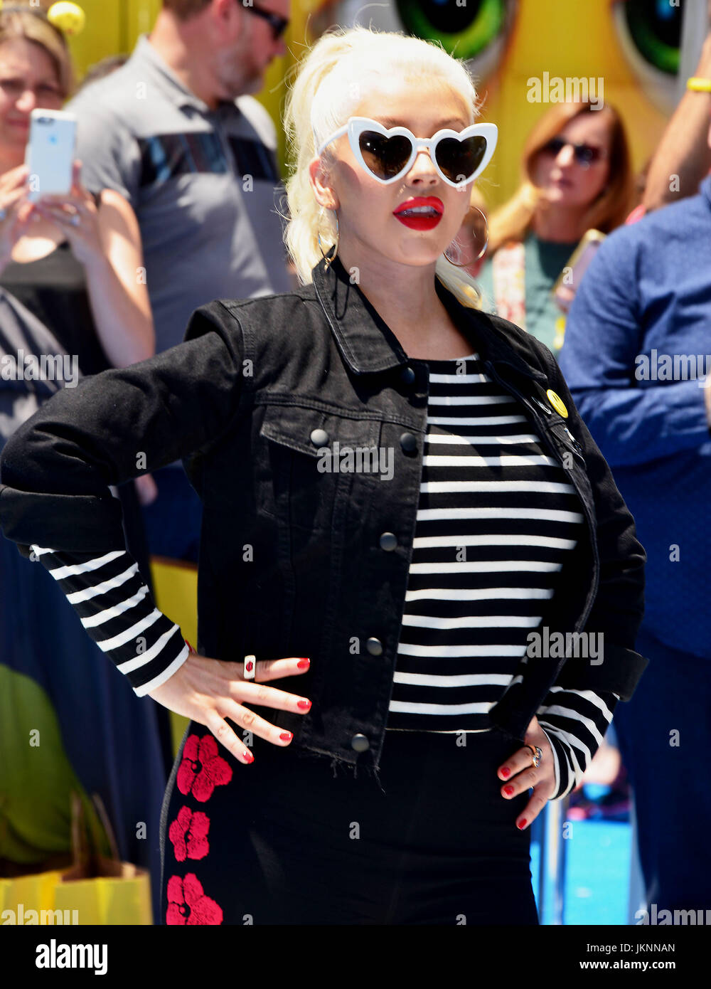 Los Angeles, USA. 23rd July, 2017. Christina Aguilera 036 at the Emoji ...