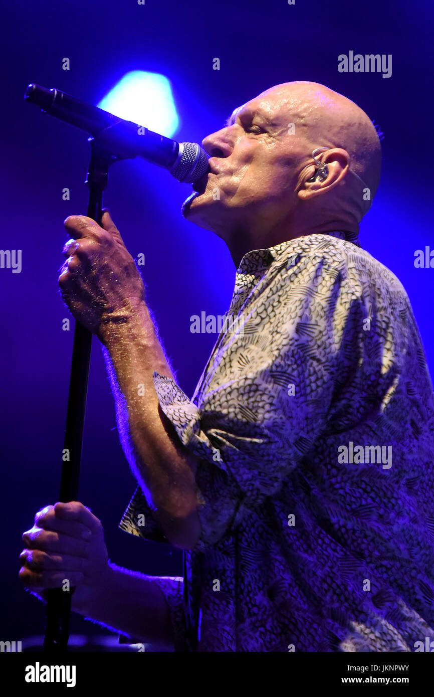 Ostrava, Czech Republic. 21st July, 2017. Singer Peter Garrett of the ...
