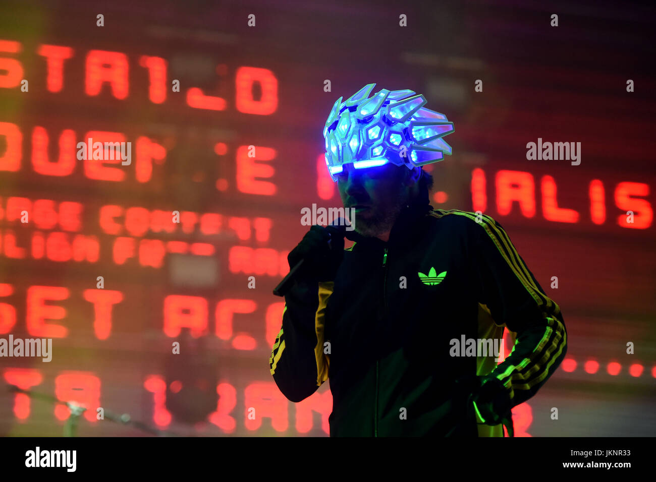 Singer of british band jamiroquai hi-res stock photography and images ...