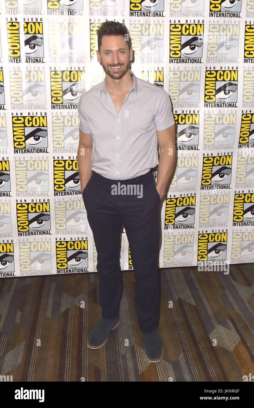 Derek Wilson attends the 'Future Man' press line during Comic-Con ...