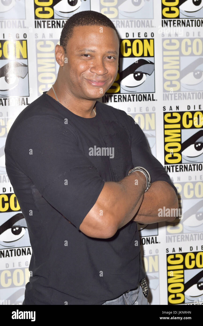 David Ramsey attends the 'Arrow' press line during Comic-Con ...